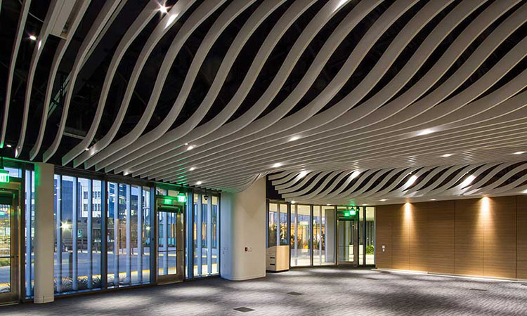 Confronto tra sistemi di pannelli per soffitti ondulati all'interno di ...