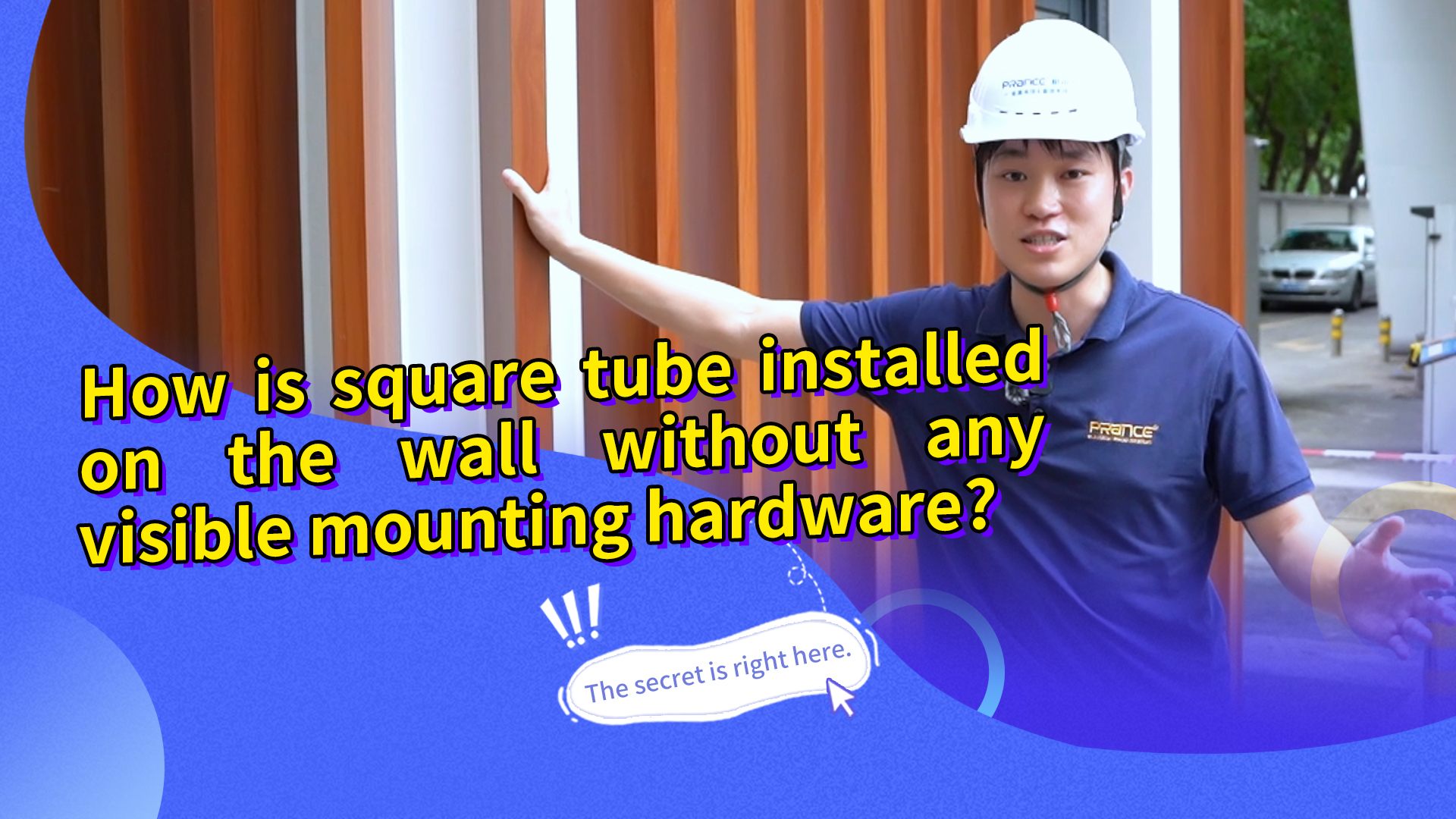 How to Install a Square Tube on the Wall — No Visible Mounting Hardware!