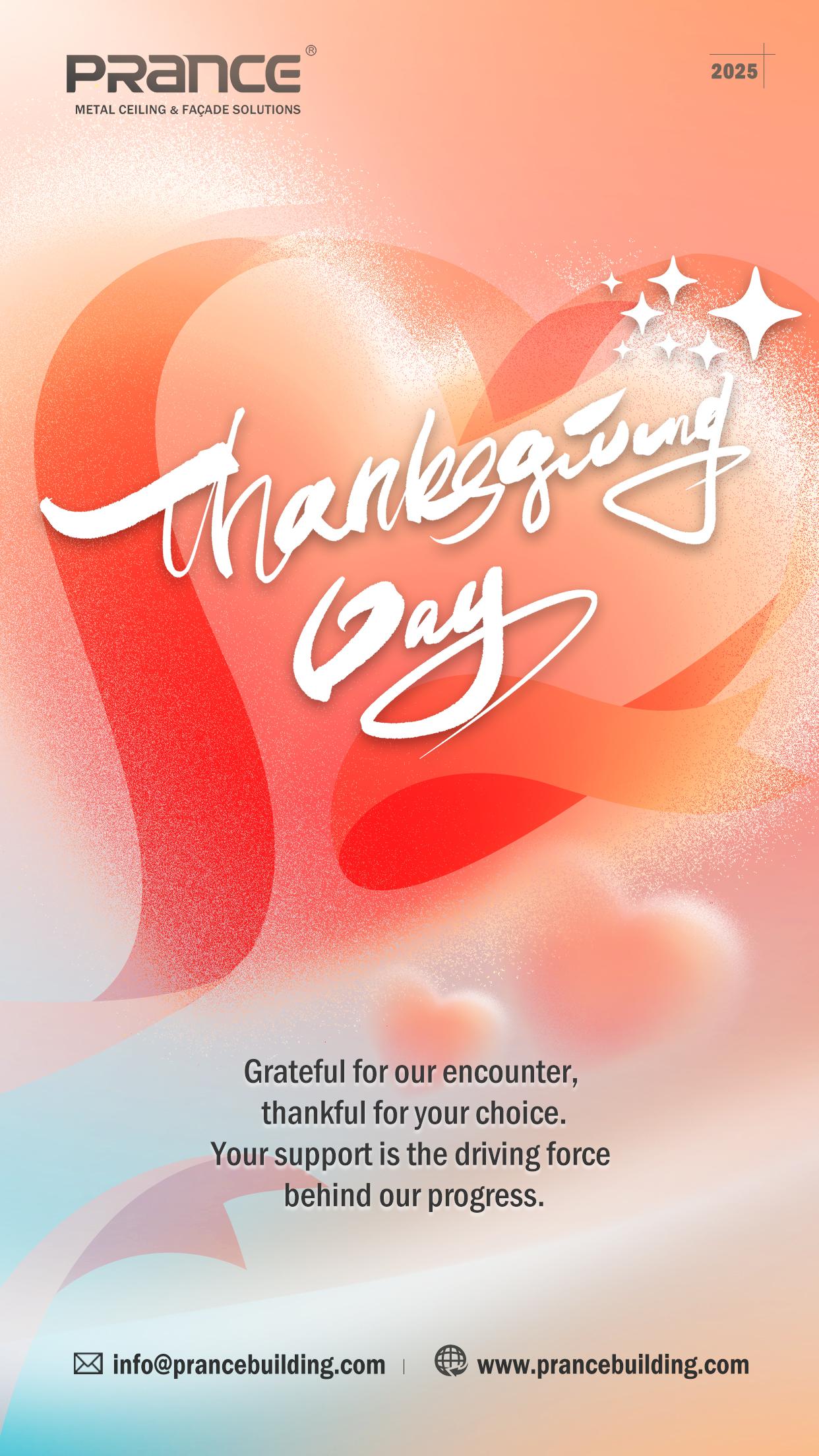 عيد شكر سعيد من PRANCE