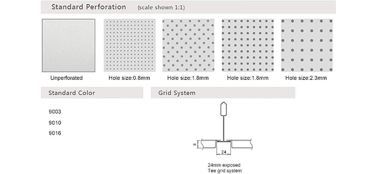 Anodizing China False Ceilings - PRANCE
