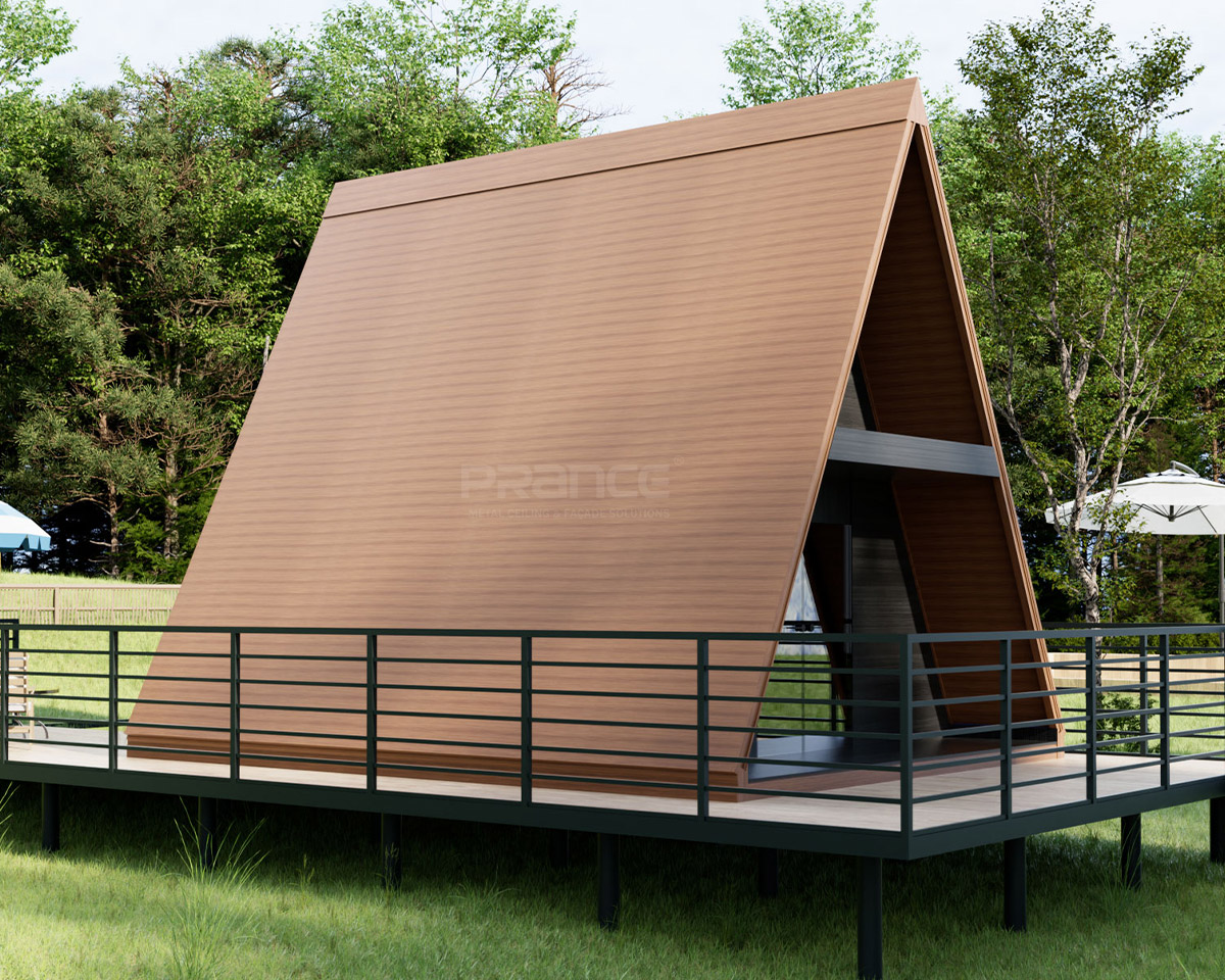 Aluminum Modular A Frame House Manufacturers - PRANCE