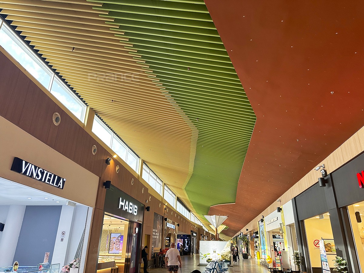 Malaysia Langkawi International Airport J Baffle Ceiling Project | PRANCE