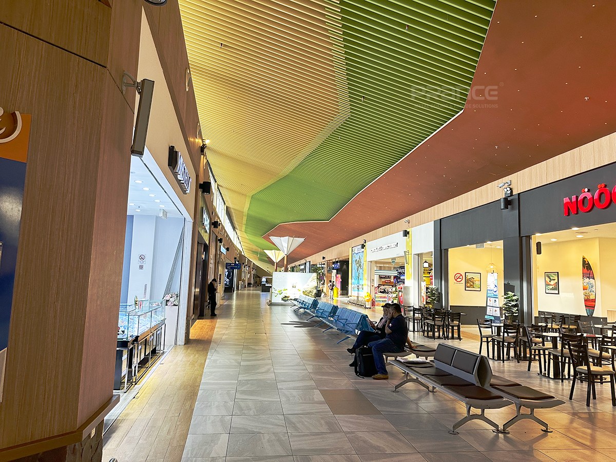 Malaysia Langkawi International Airport J Baffle Ceiling Project | PRANCE