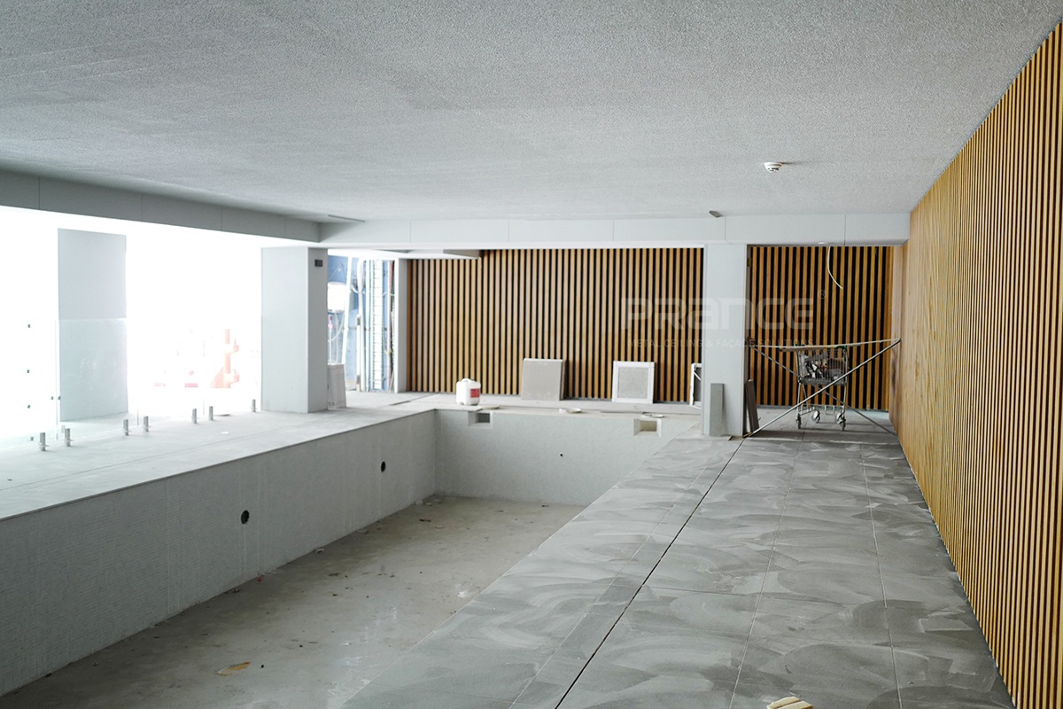 Australian Shopping Mall Profile Baffle Ceiling and Wall Cladding ...
