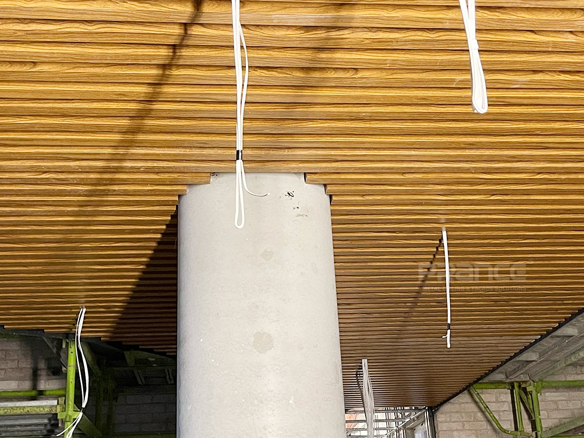 Australian Shopping Mall Profile Baffle Ceiling and Wall Cladding ...