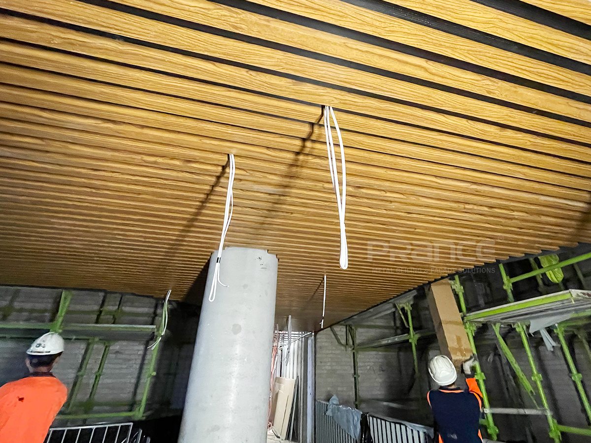 Australian Shopping Mall Profile Baffle Ceiling and Wall Cladding ...