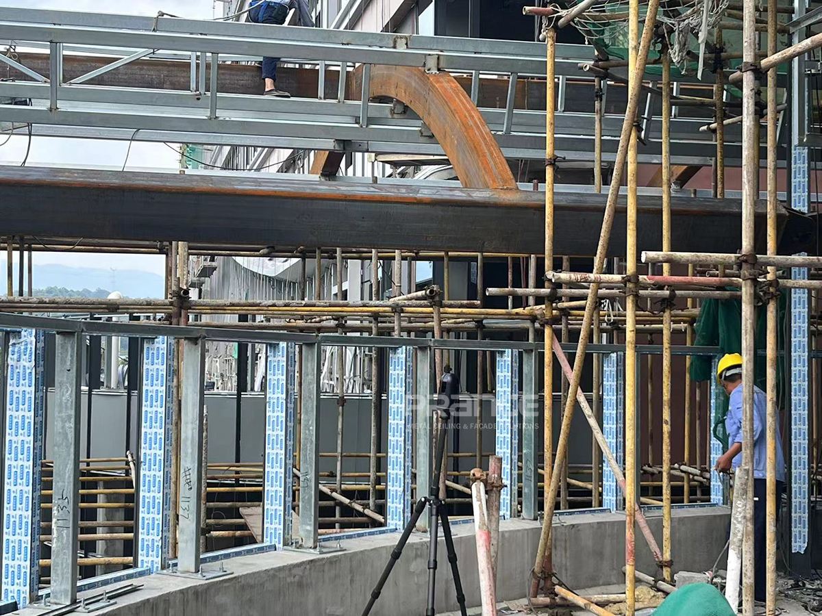 Yaan Mingshan Office Building Aluminum Canopy Project | PRANCE