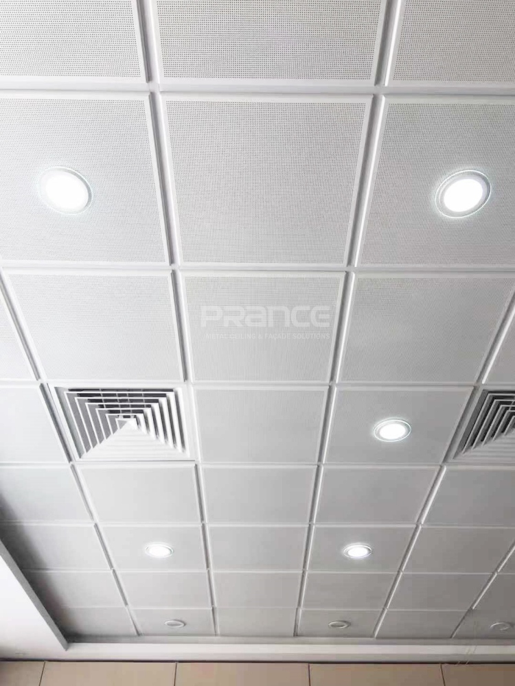 Libya Bank Hall Aluminum Lay-in Ceiling Project | PRANCE