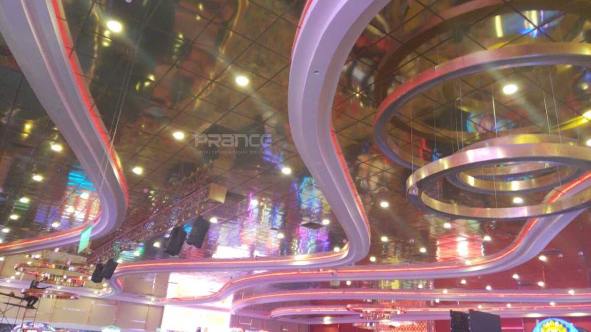 Peru Entertainment Center Aluminum Clip-in Ceiling Project | PRANCE